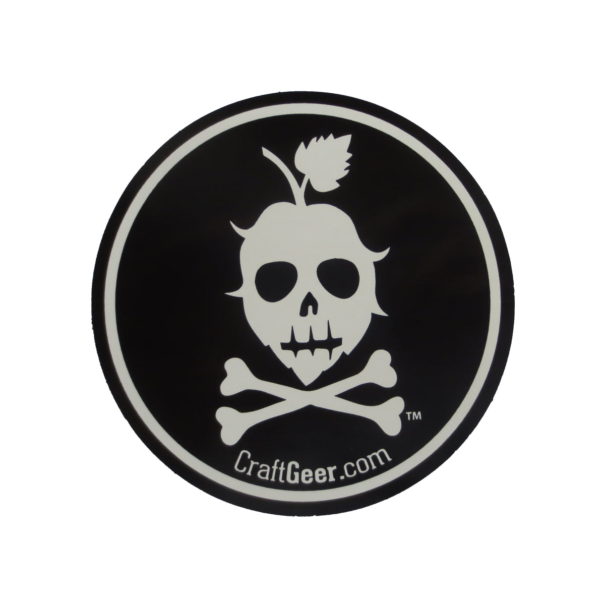 CraftGeer Outdoor Vinyl Sticker (Round)